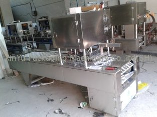 China Automatic Tray Vacuum Gas Filling And Sealing Machine supplier